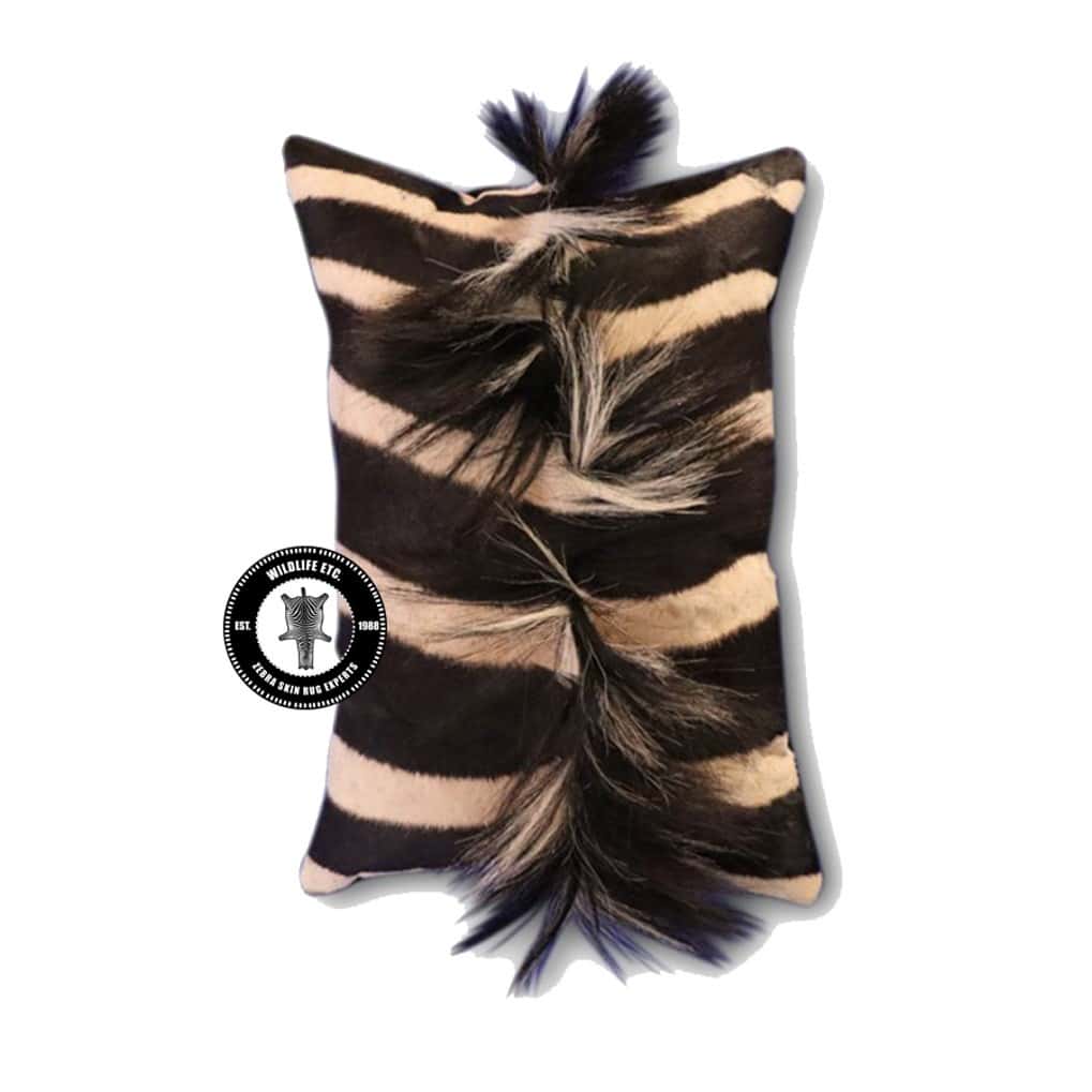 Zebra Skin Pillows - Wildlife Etc
